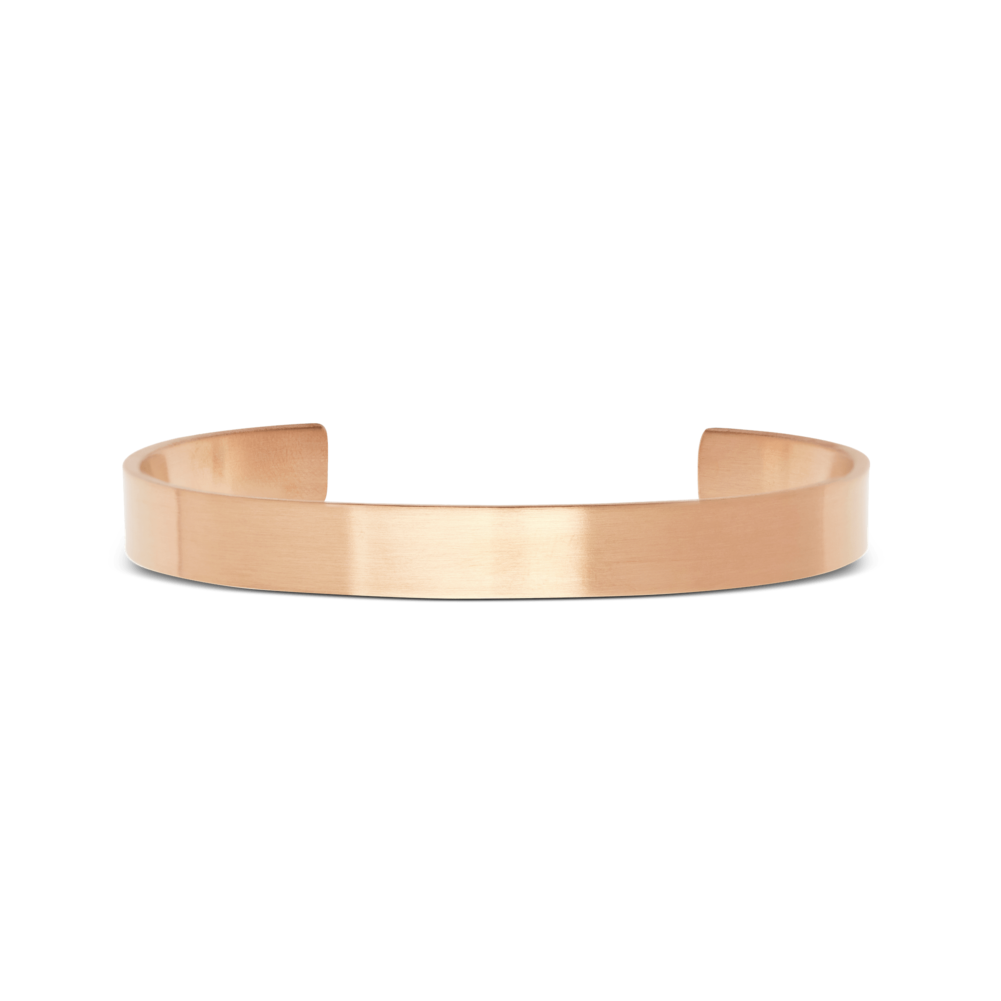 Line Cuff Brushed Rose Gold