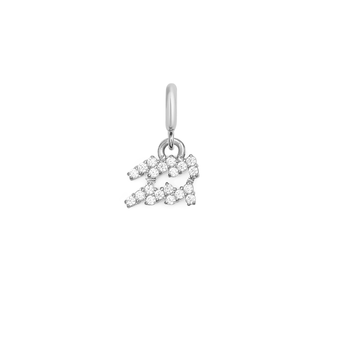 Quadro Crystal Zodiac Sterling Set